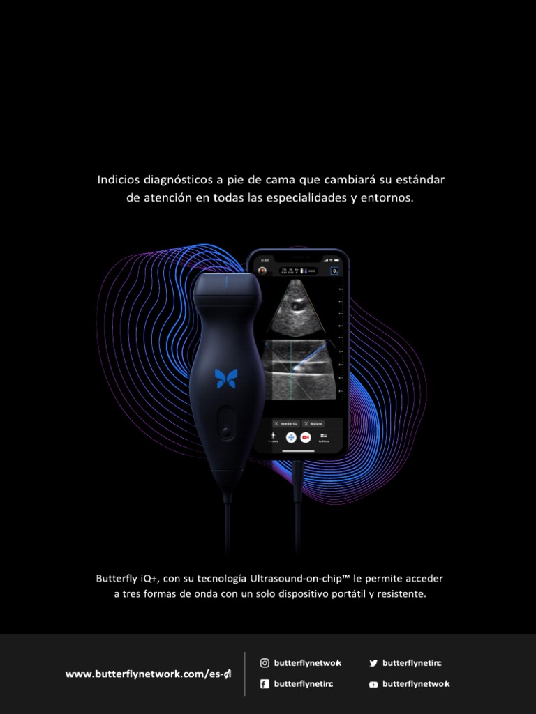 BUTTERFLY Iq FICHA TECNICA | PDF | Ultrasonido | Medicina CLINICA