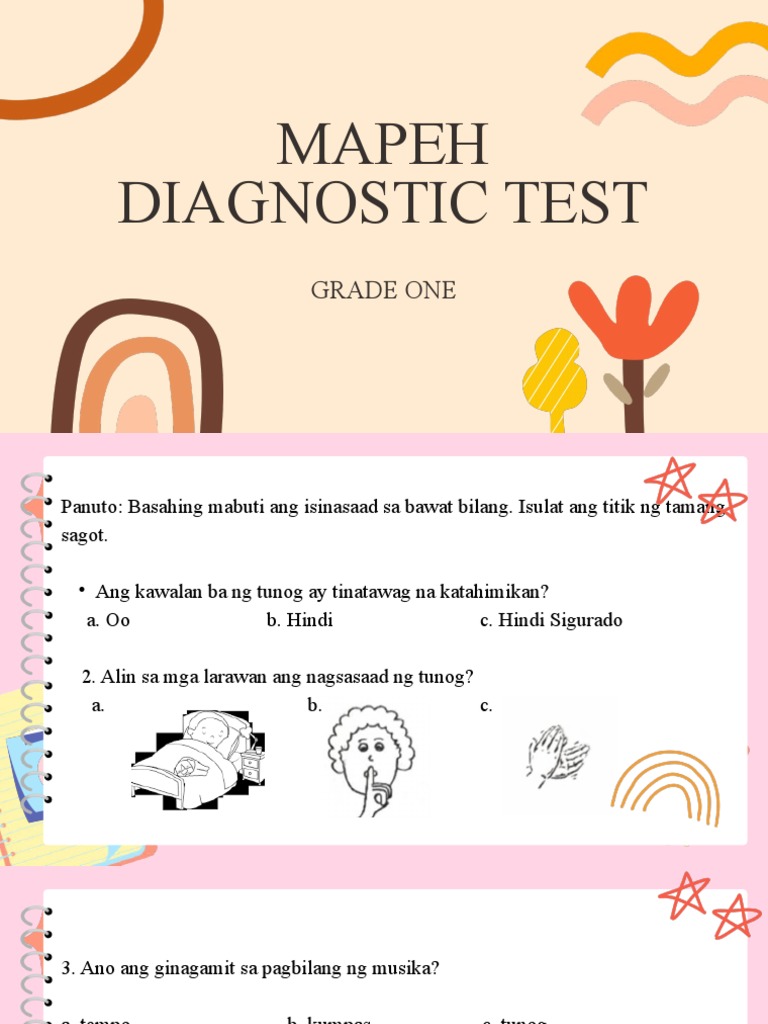 MAPEH-DIAGNOSTIC-TEST | PDF