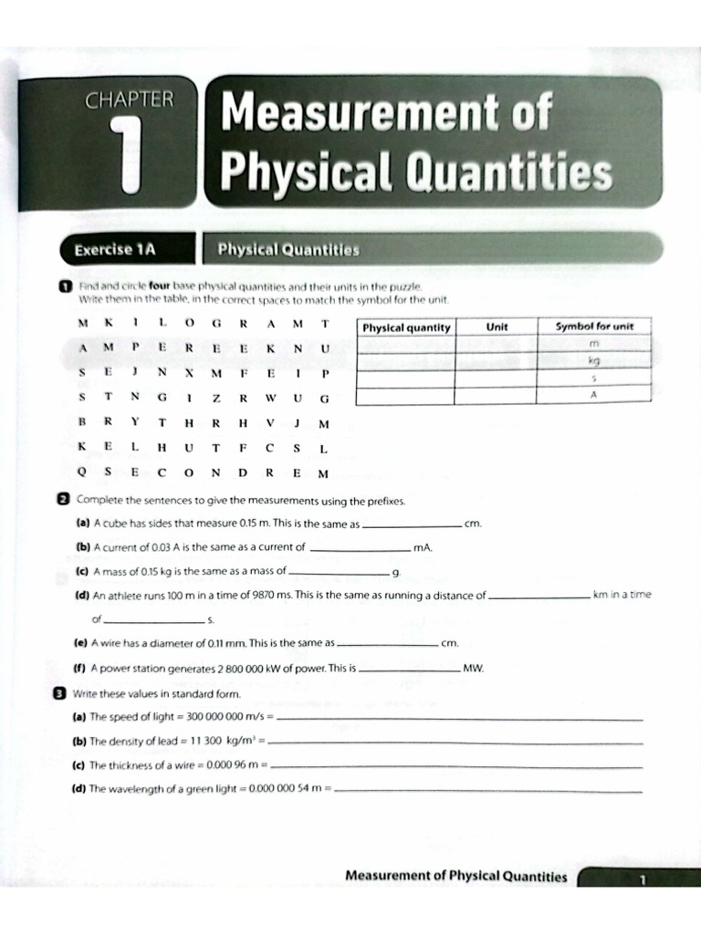 Chapter 1 Work-Book | PDF