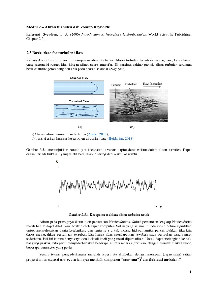 Pekan 2 Modul Hidrodinamika Pantai - 2022 - 2023 | PDF