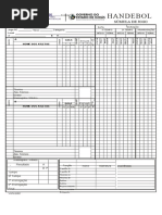 Súmula - Voleibol | PDF | Voleibol