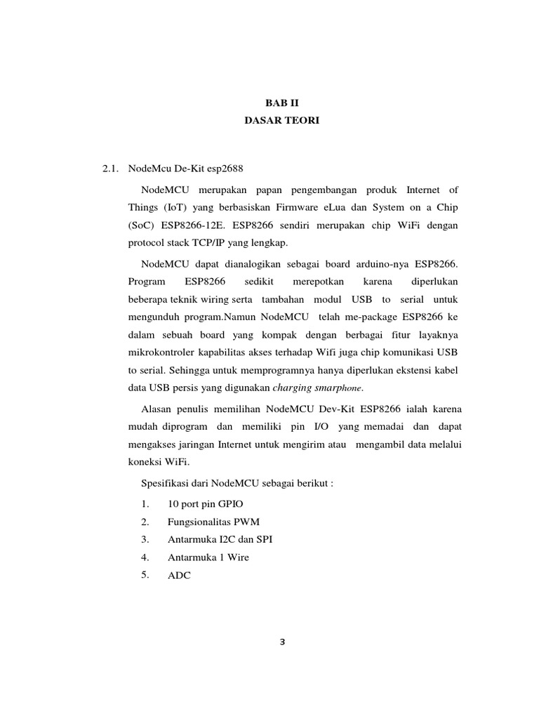 Teori Dasar Nodemcu | PDF | Komputer Teori Dasar Nodemcu | PDF | Komputer