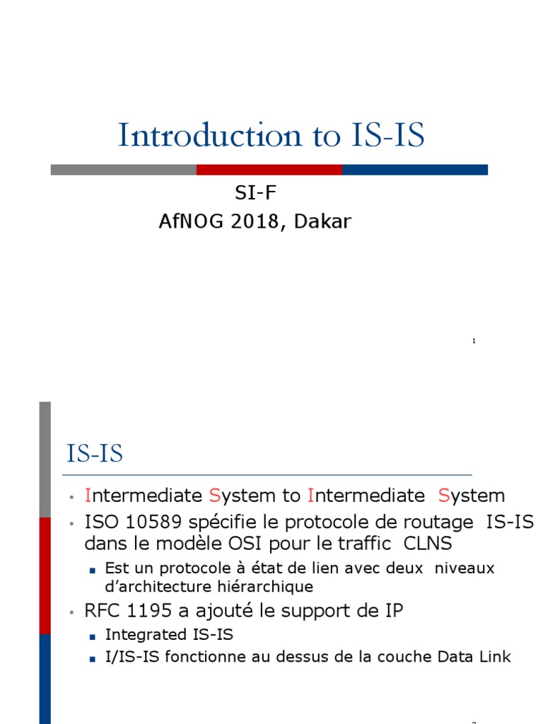 250 ISIS Introduction | PDF | l'Internet | Standards Internet