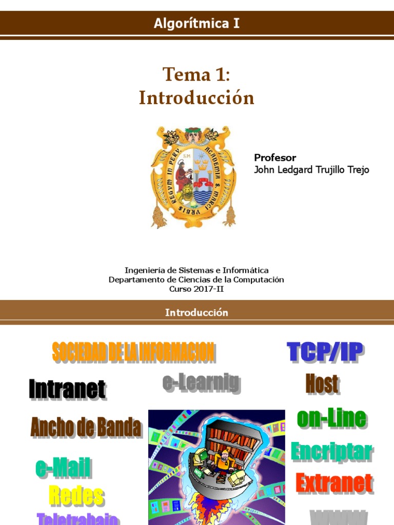 1era. Sesión Algoritmica I 2019 - I | PDF | Algoritmos | Lenguaje de programación