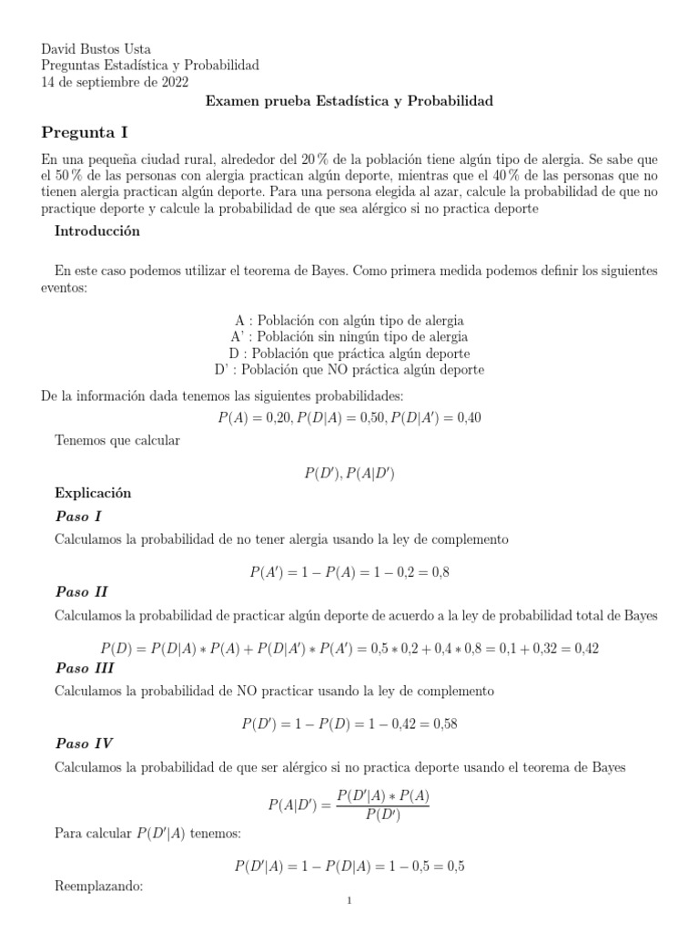 Preguntas Estadística Resueltas | PDF | Intervalo de confianza | Distribución normal