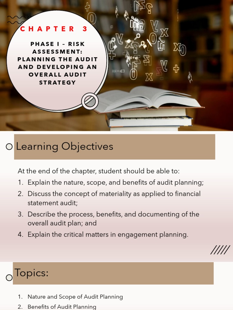 Planning The Audit and Development of Audit Strategy | PDF | Financial ...