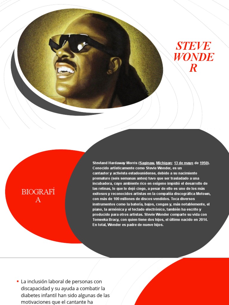 Biografía de Stevie Wonder | PDF | Universal Music Group | Música pop
