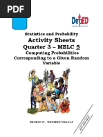 Mathematics: Learning Activity Sheet Quarter 3 - MELC 7 | PDF | Learning | Curriculum