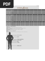 Uniqlo Size Chart | PDF