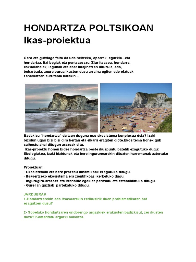 Ekosistema Lana - Docx Fitxategiaren Kopia | PDF