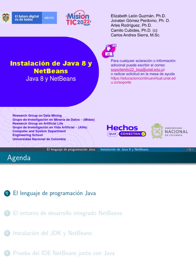 01a Instalacion Java Netbeans Pdf Java Lenguaje De Programación