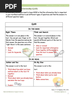 Qar Strategy Handout | PDF | Reading Comprehension | Question