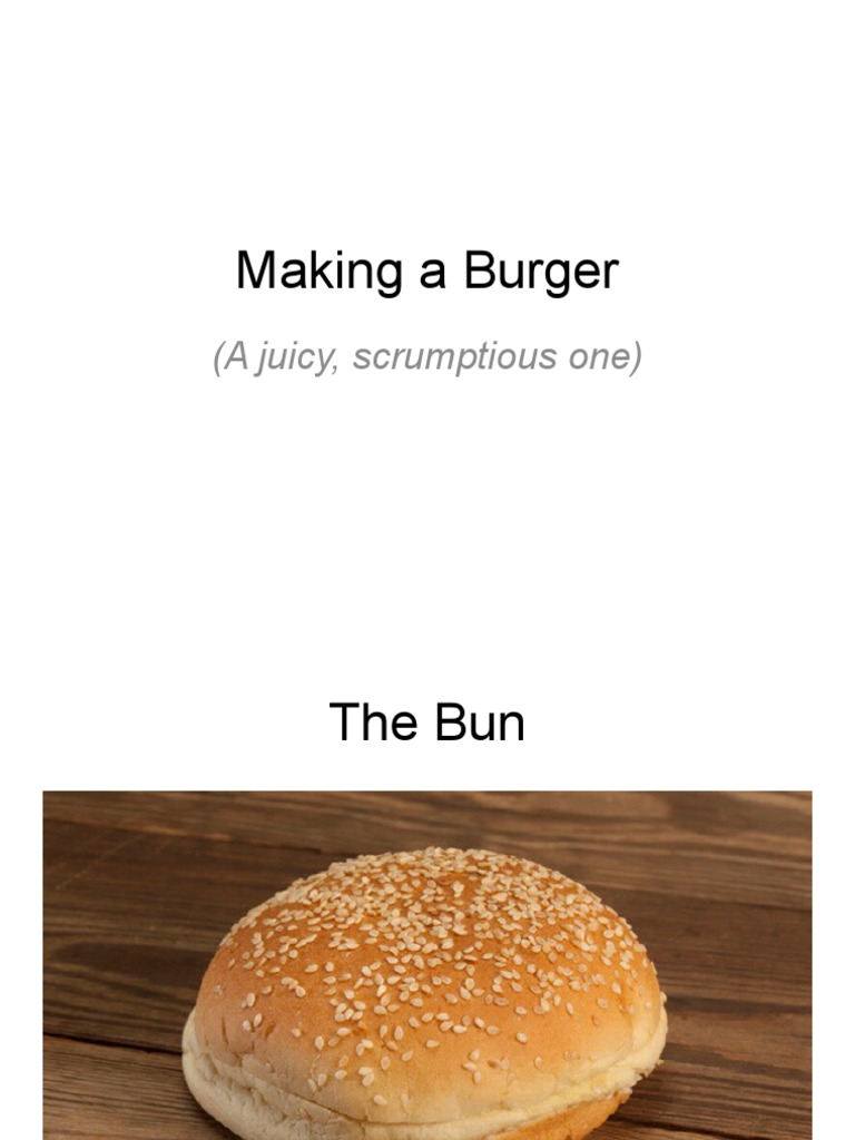 Paragraph Writing Hamburger Model Powerpoint | PDF