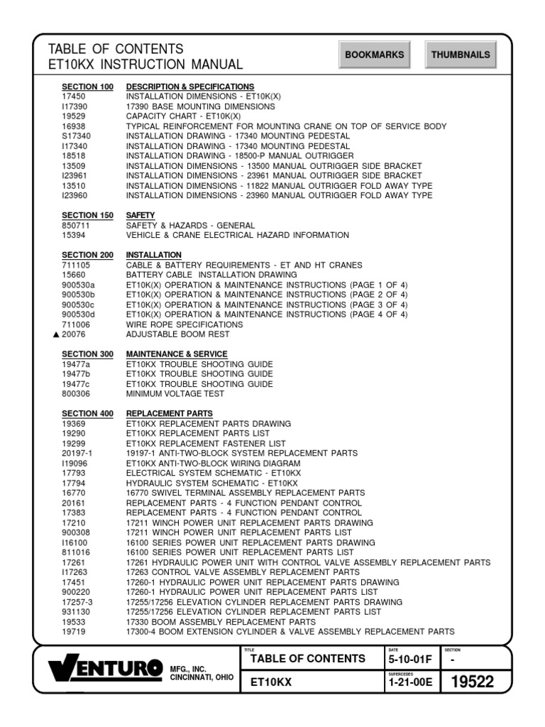 Venturo Crane | PDF | Crane (Machine) | High Voltage