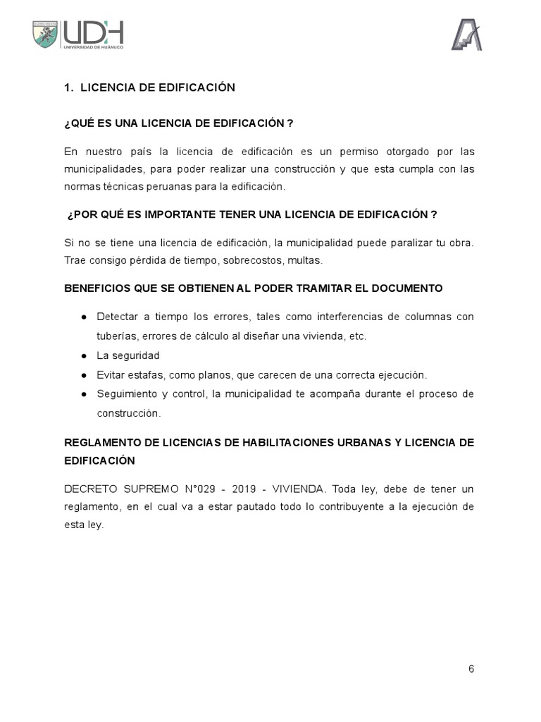 Licencia de Edificación - Monografía-7-8 | PDF | Gobierno