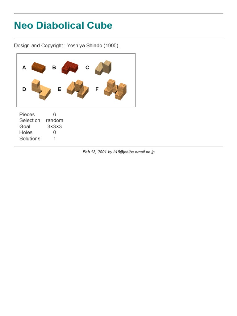 Neo Diabolical Cube | PDF