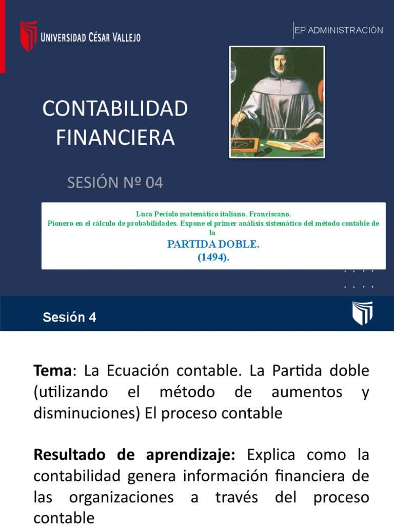 Sesion 003 Contab Financiera | PDF | Contabilidad | Negocios económicos