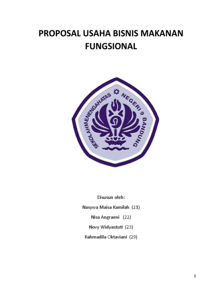 Proposal Usaha PKWU D | PDF