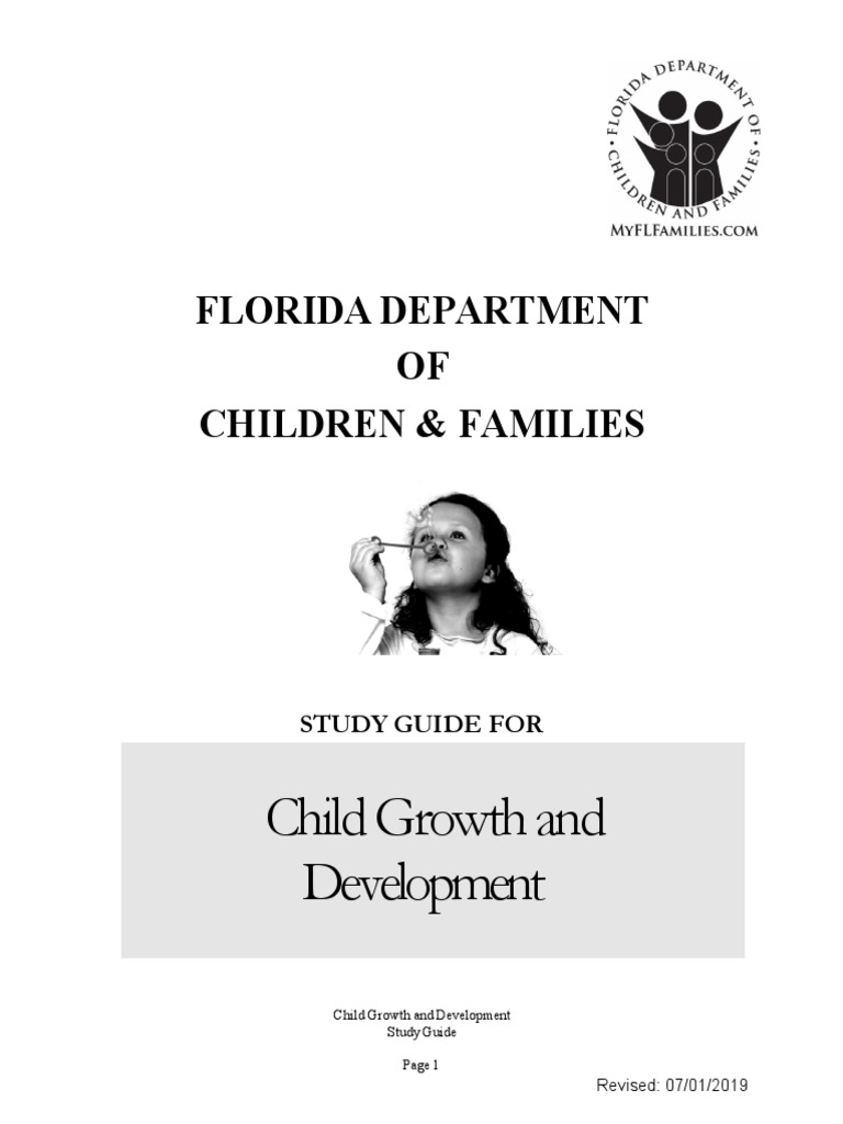 Child Growth and Development Study-Guide | PDF | Child Development ...