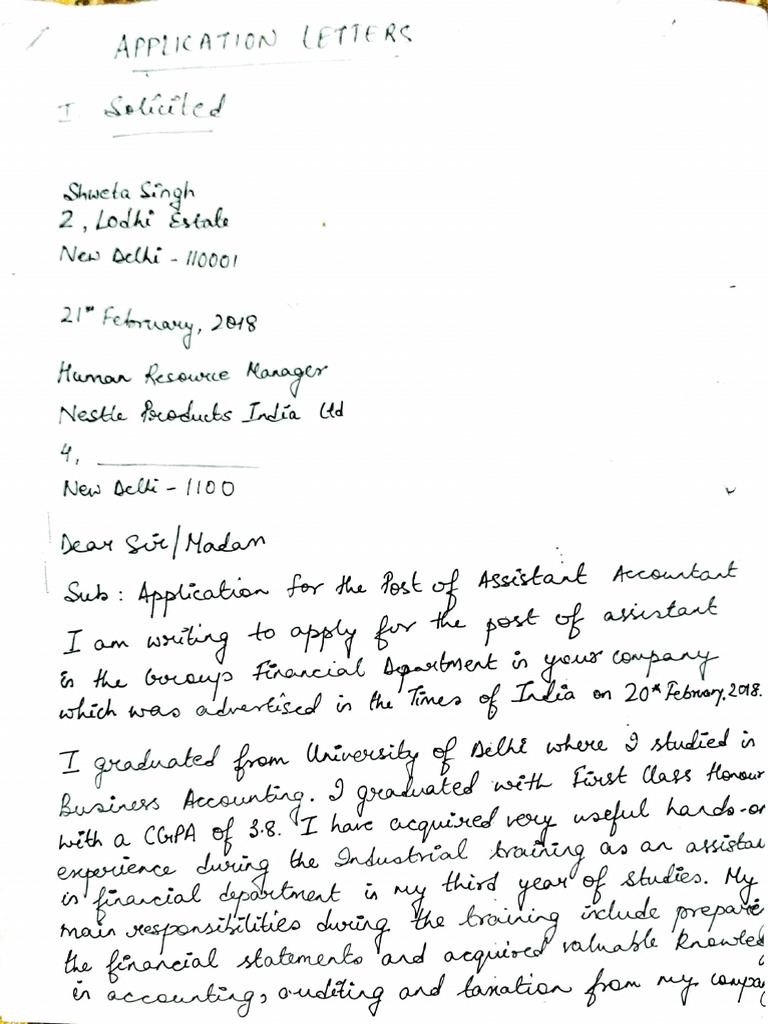 Class 12.BST. Business Letters | PDF