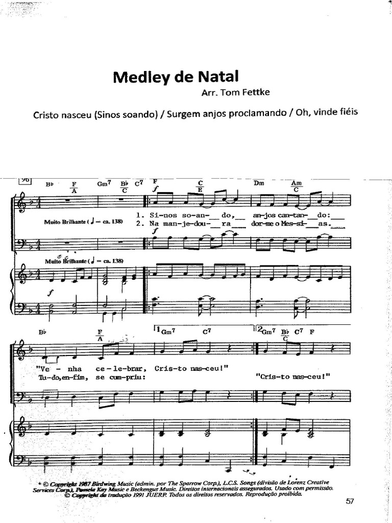 Medley de Natal Partitura | PDF