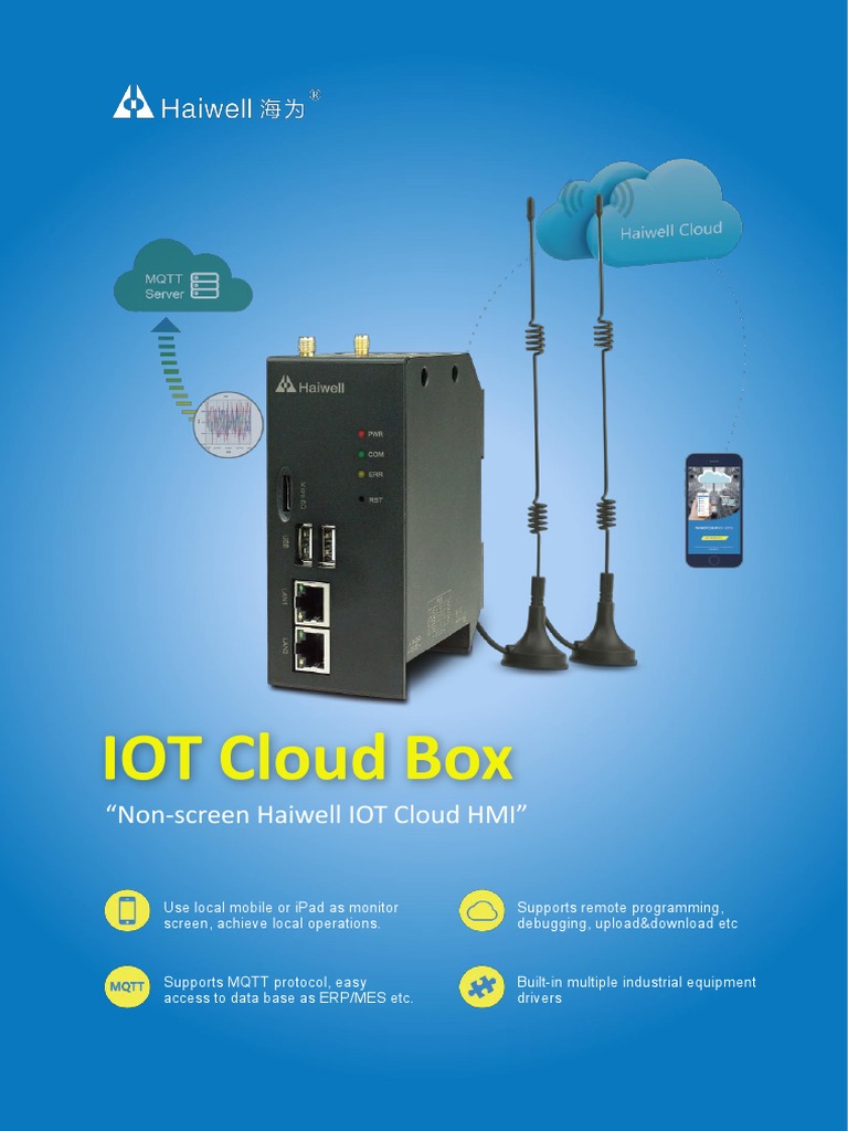Haiwell IOT Cloud Box Catalog | PDF | Computer Network | Cloud Computing