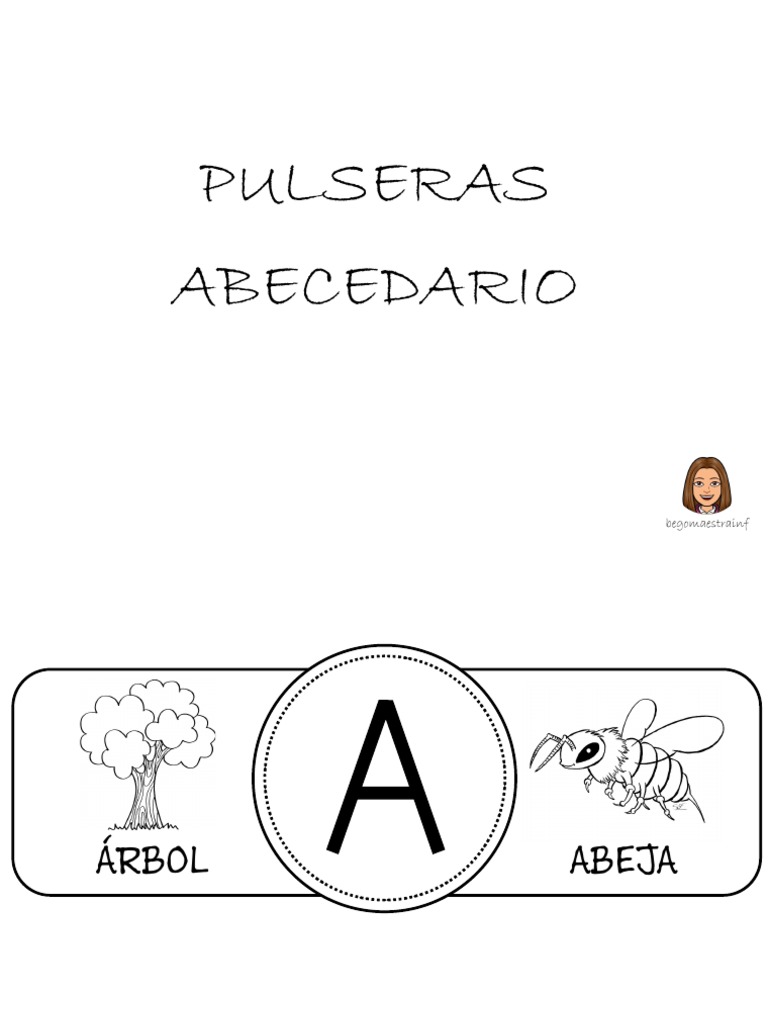 Pulseras Abecedario Mayúsculas y Minúsculas | PDF