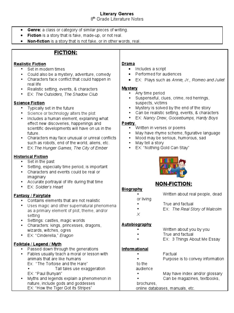 Literary Genre Packet | Download Free PDF | Mythology | Fairy Tales