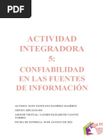 Actividad Integradora 1 - Modulo 9 - Prepa en Línea Sep | PDF ...