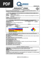 MSDS Zetanil | PDF | Agua | Ecología