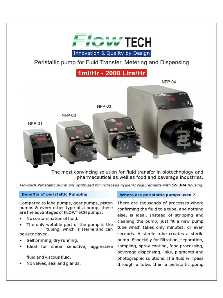 Flowtech | PDF | Pump | Switch