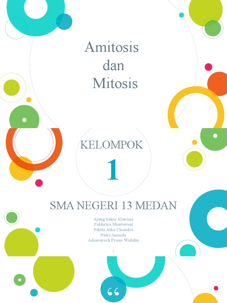 Biologi PPT Mitosis & Amitosis | PDF