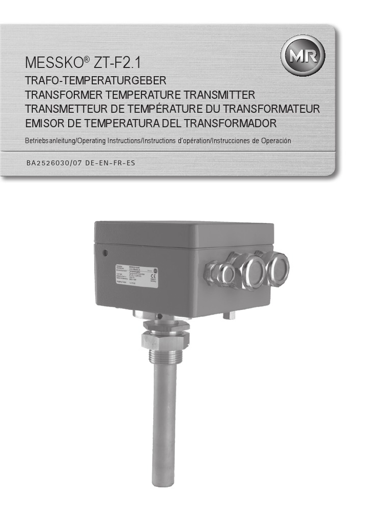 MESSKO® ZT-F2 Instructions | PDF