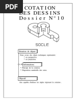 Guide de Cotation en Dessin Technique | PDF | Angle | Mathématiques
