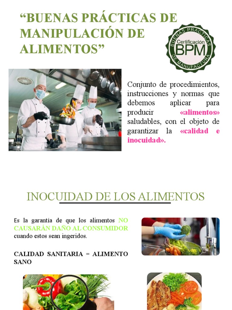 BPM en Alimentos | Descargar gratis PDF | Ciencias de la Salud | Especialidades Medicas