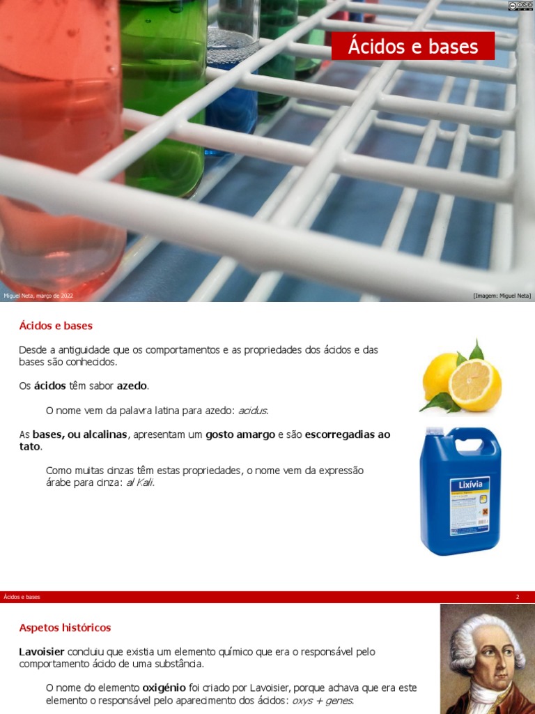 11ano Q 2 1 1 Acidos e Bases | PDF | Ácido | Compostos químicos