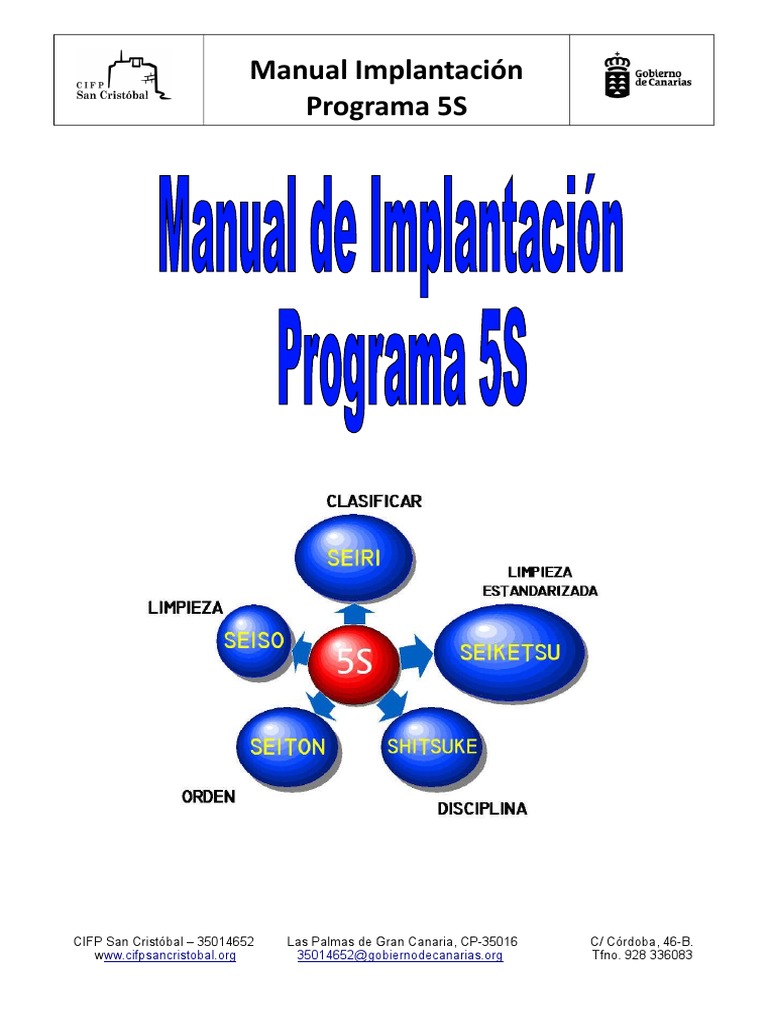 Plan Implantación 5S San Cristóbal Manual VF 1 | PDF | Business