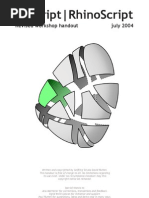 Rhino Commands | PDF | Computers | Technology & Engineering