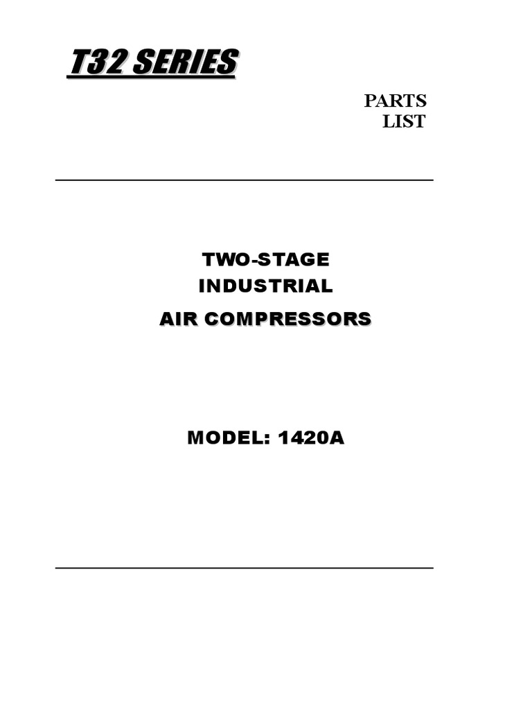 Parts List (1420A) | Download Free PDF | Valve | Piston