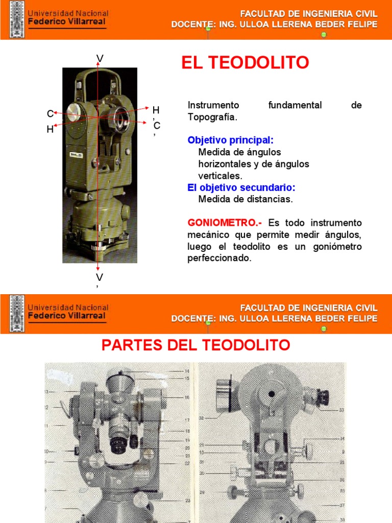 El Teodolito | PDF | Equipo | Herramientas