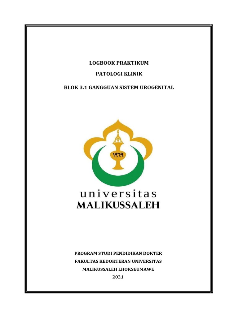 Logbook Praktikum Patologi Klinik | PDF