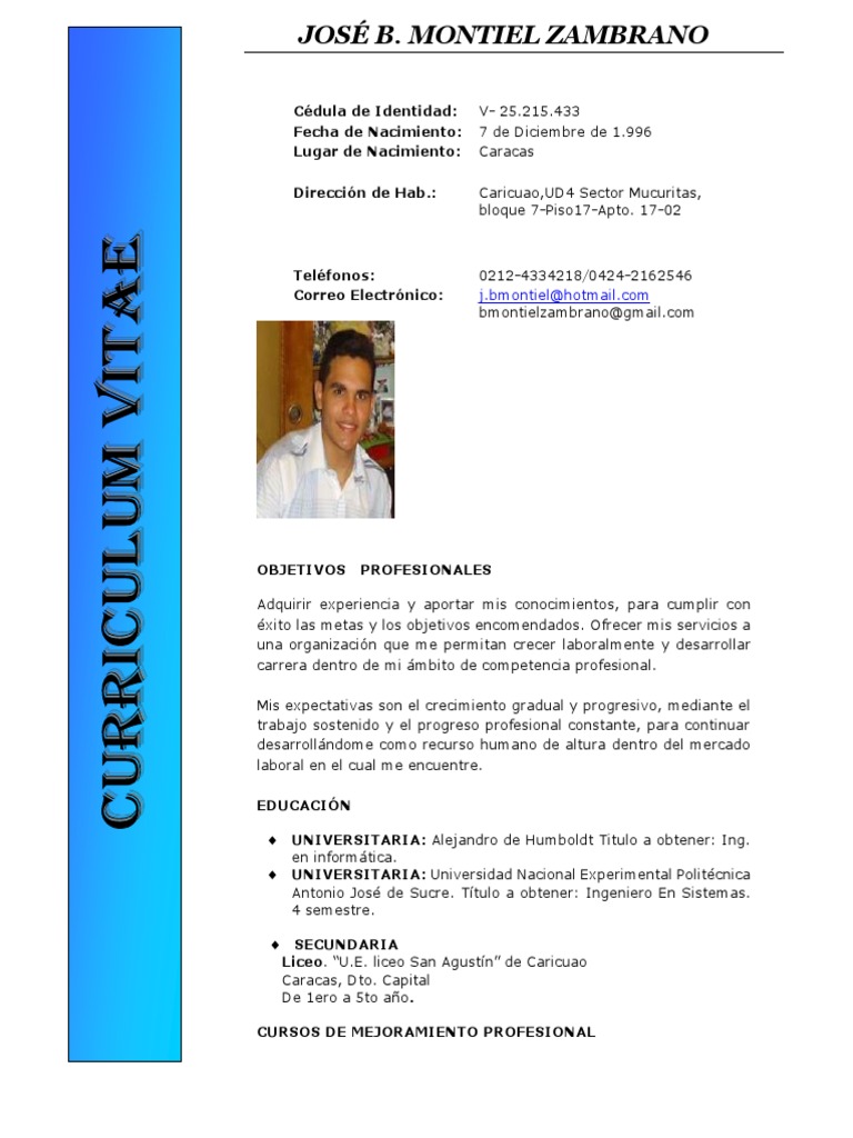 Jose Montiel | PDF | Microsoft Windows | Venezuela