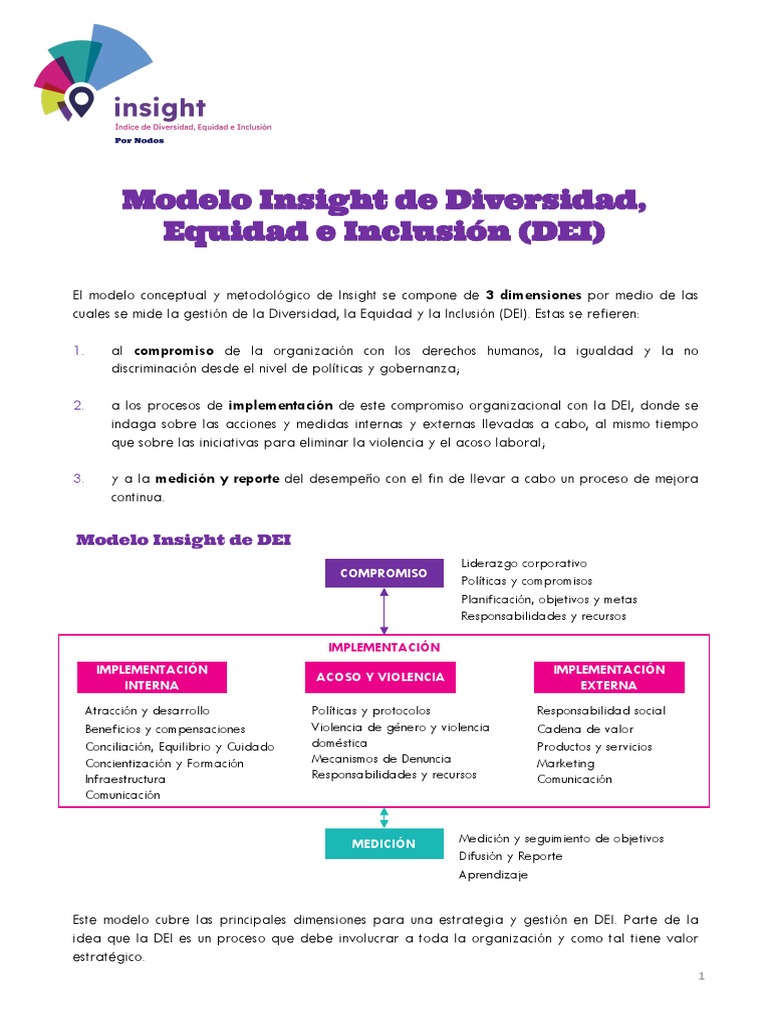 Modelo Insight 2022 | PDF | Inclusión (Educación) | Discriminación