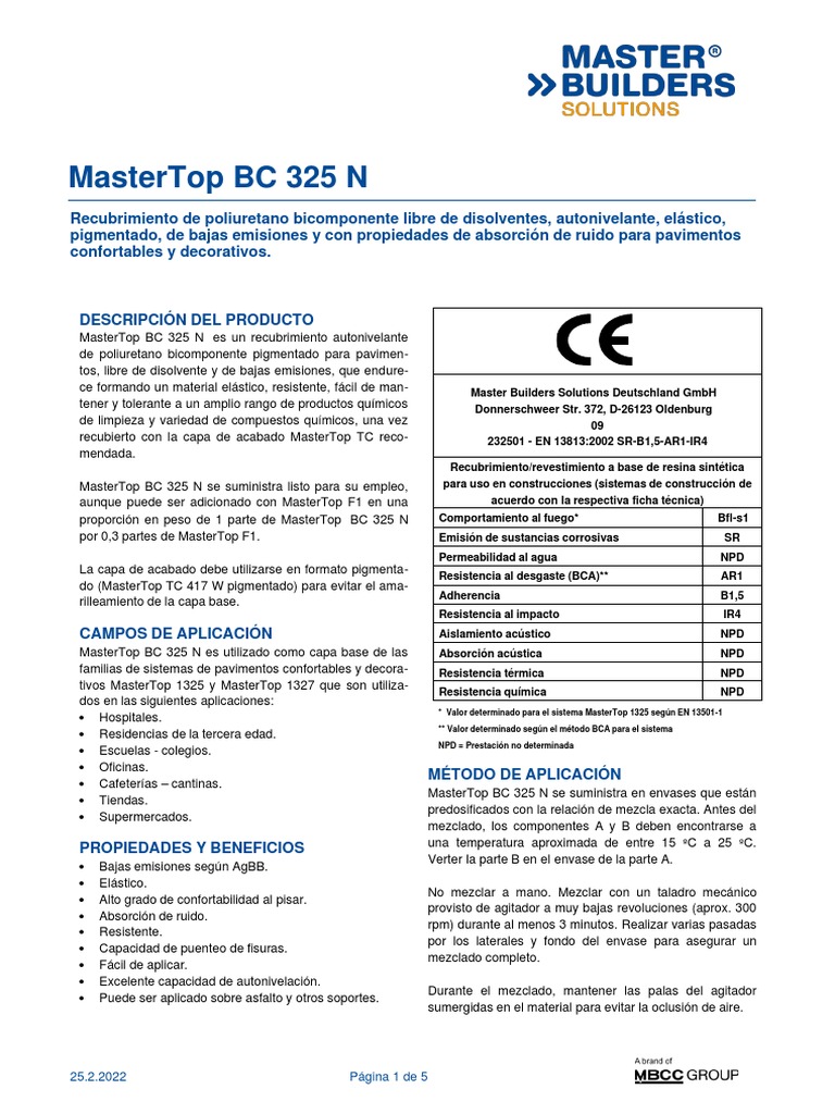 Mastertop | PDF | Poliuretano | Solvente