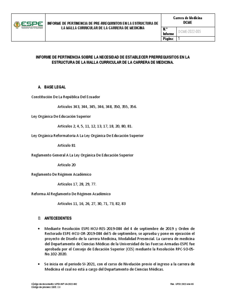 Prerrequisitos DCME FINAL-signed | PDF | Medicina | Psiquiatría