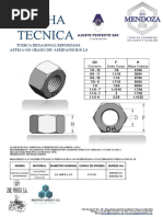 Ficha Tecnica Perno Estructural Astm A-325 Tipo 1 | PDF