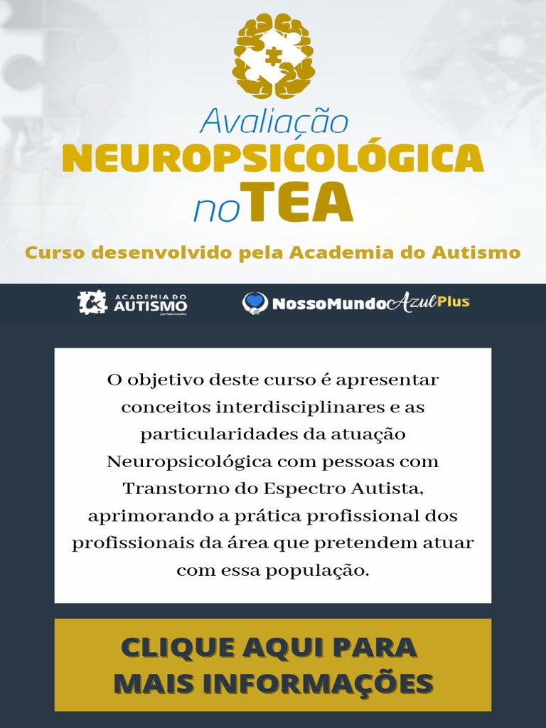 Avaliação Neuropsi No TEA | PDF | Neuropsicologia | Autismo