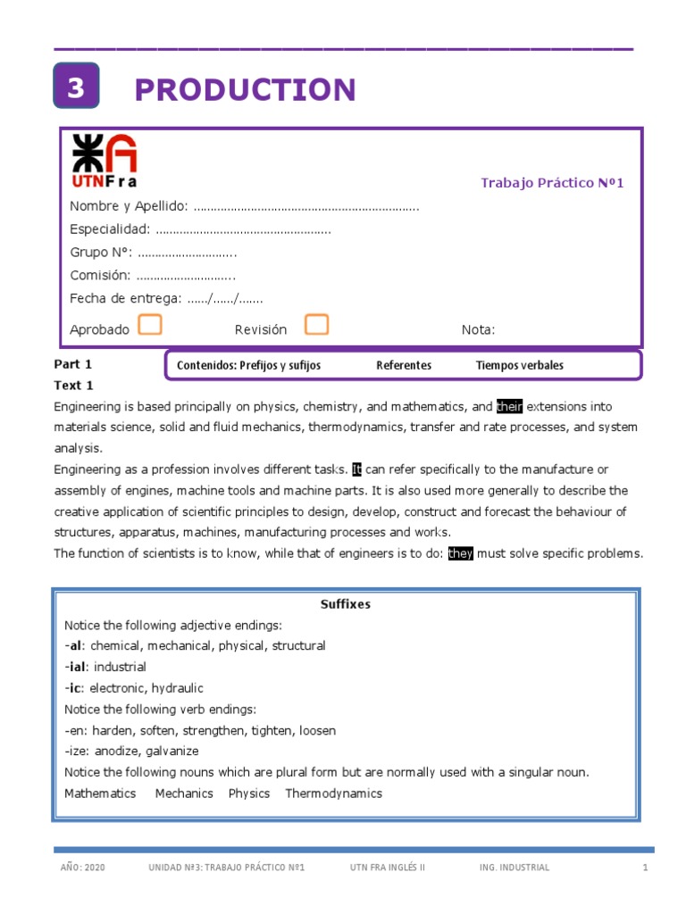 Unidad 3 PRODUCTION | PDF | Engineering | Inventory