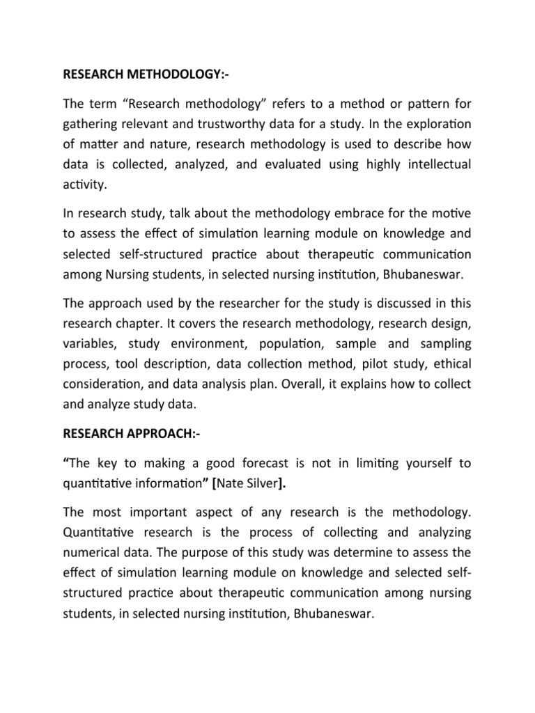 Research Methodology | PDF | Sampling (Statistics) | Data