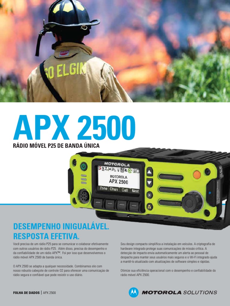 APX 2500 NA Datasheet LACR-PT | PDF | Wi-Fi | Frequência muito alta